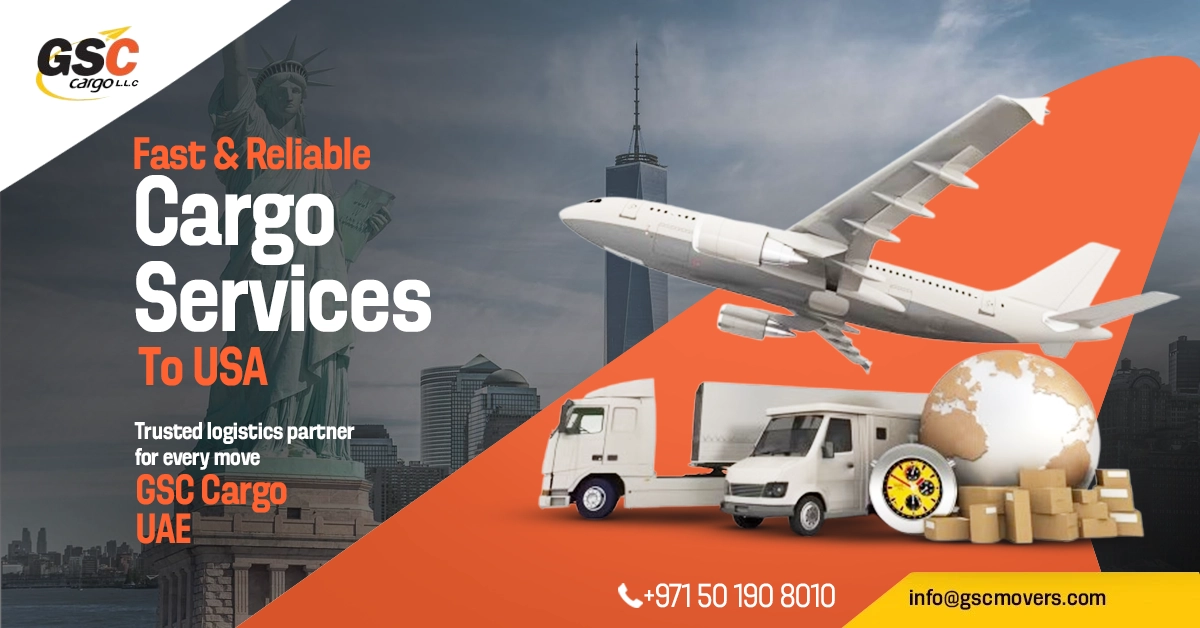 Cargo to USA from Abu Dhabi | Secure Air & Sea Freight | GSC Cargo